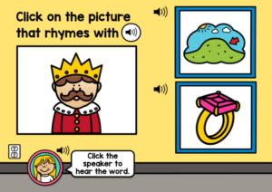 Rhyming Boom Cards Distance Learning - Made By Teachers