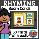 Rhyming Boom Cards Distance Learning - Made By Teachers
