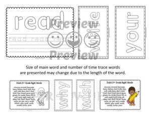 Playdough Sight Word Mats Second Grade | Made By Teachers