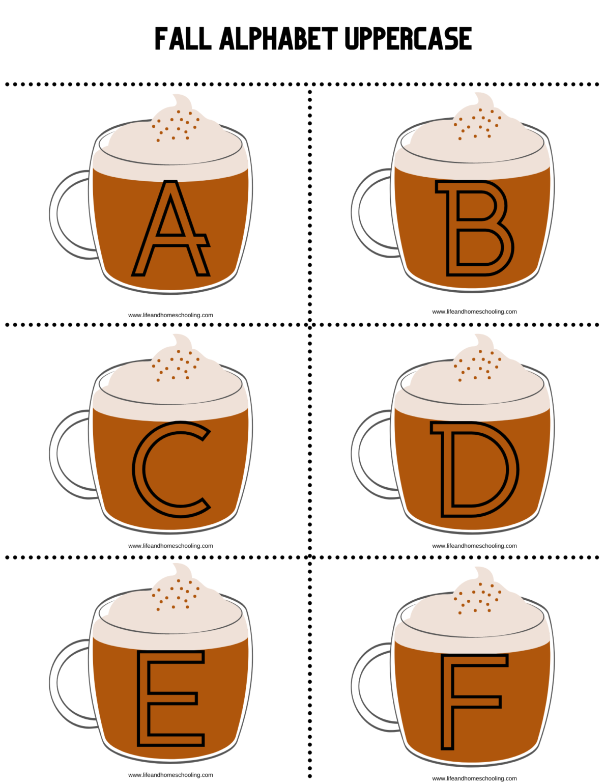 Fall Themed Alphabet Templates | Made By Teachers