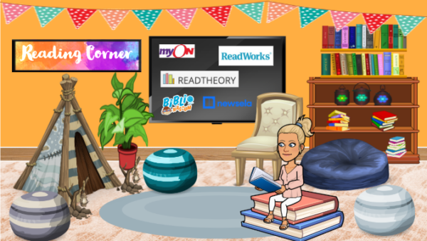 Bitmoji Virtual Classroom - Reading Corner | Made By Teachers