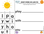 Spelling Sight Words | Made By Teachers