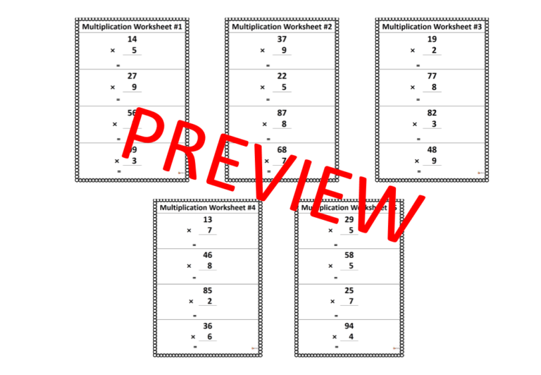 2 x 1 Multiplication Worksheets | Made By Teachers