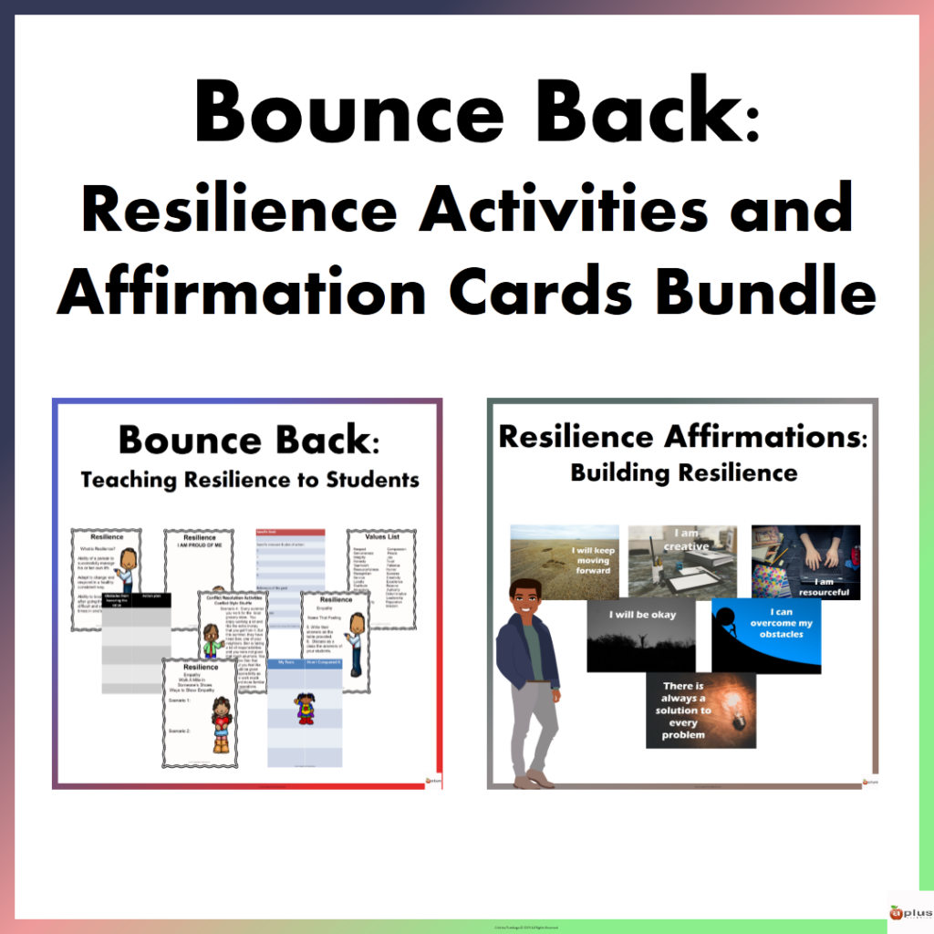 Bounce Back: Resilience Activities and Affirmation Cards Bundle | Made ...