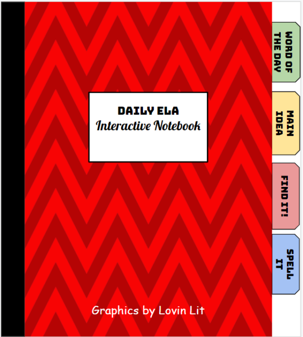 K-2 Interactive ELA Notebook - Made By Teachers