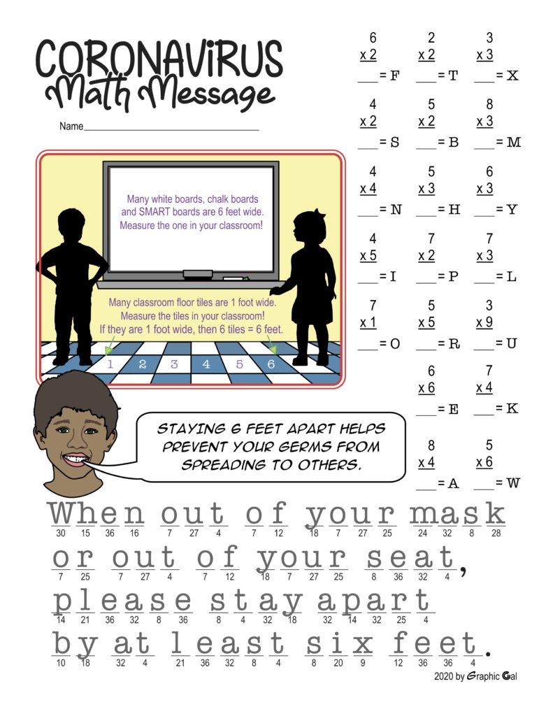 Covid Math Mystery Multiplication Practice - Made By Teachers