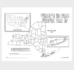 New York State Geography Telescoping Map Workbook | Made By Teachers