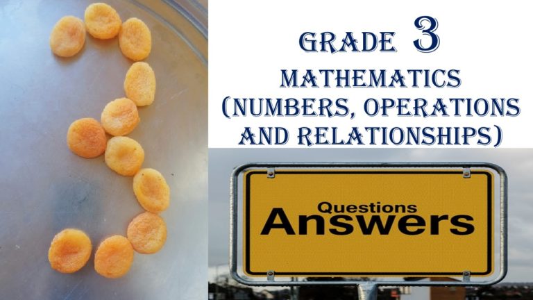 MATHEMATICS(NUMBERS, OPERATIONS,RELATIONSHIPS) - Made By Teachers