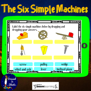 The Six Simple Machines BOOM Cards Distance Learning | Made By Teachers