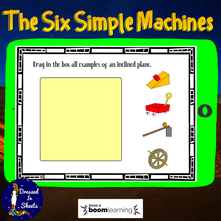 The Six Simple Machines BOOM Cards Distance Learning | Made By Teachers
