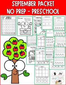 NO PREP Preschool Back to School Packet | Made By Teachers