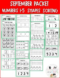 NO PREP Preschool Back to School Packet | Made By Teachers