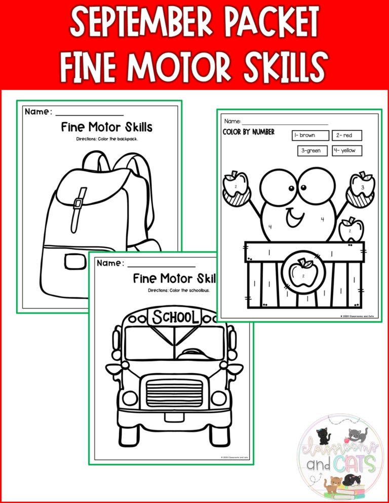 NO PREP Preschool Back to School Packet | Made By Teachers