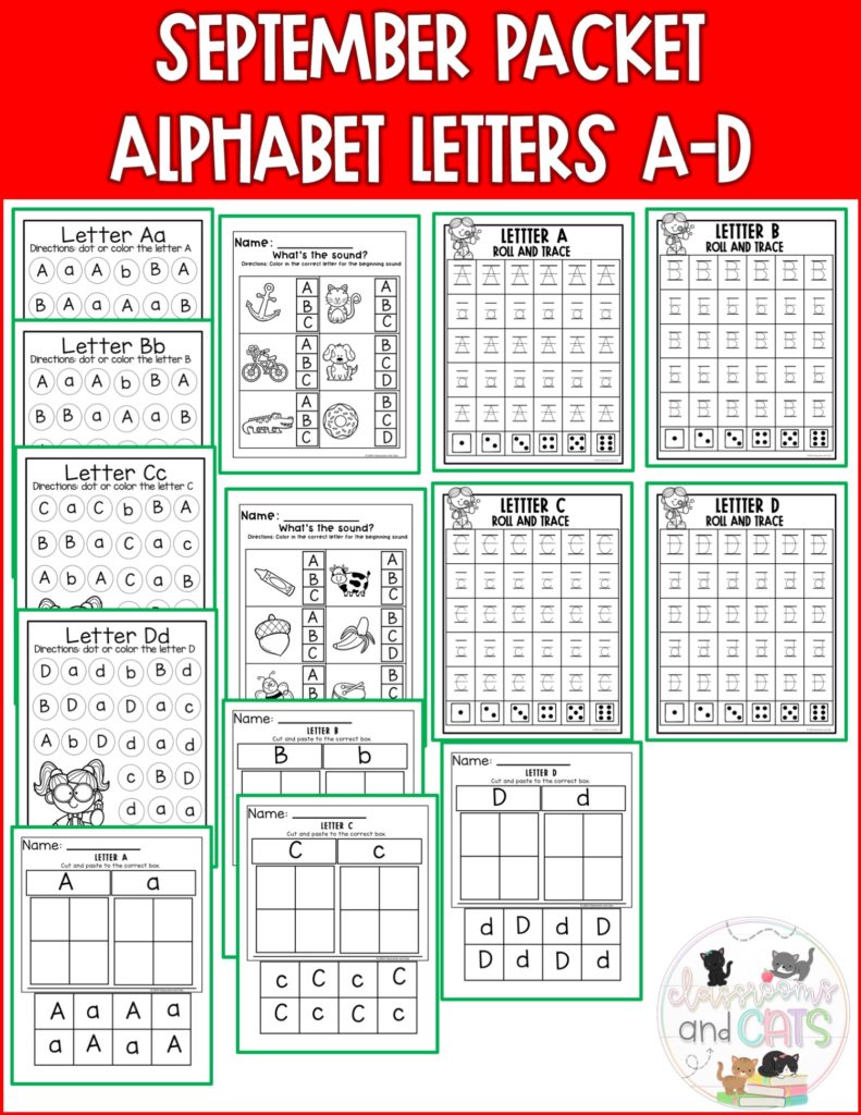 NO PREP Preschool Back to School Packet | Made By Teachers