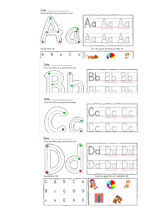 Learn Letters Workbook - Made By Teachers