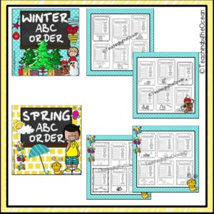 ABC Order BUNDLE | Made By Teachers