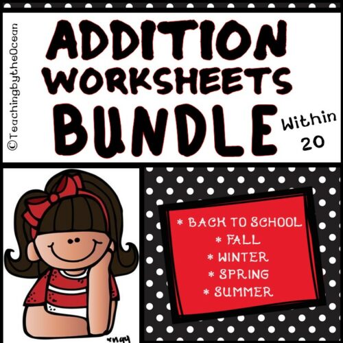 Addition to 20 Fact Fluency Worksheets Bundle | Made By Teachers