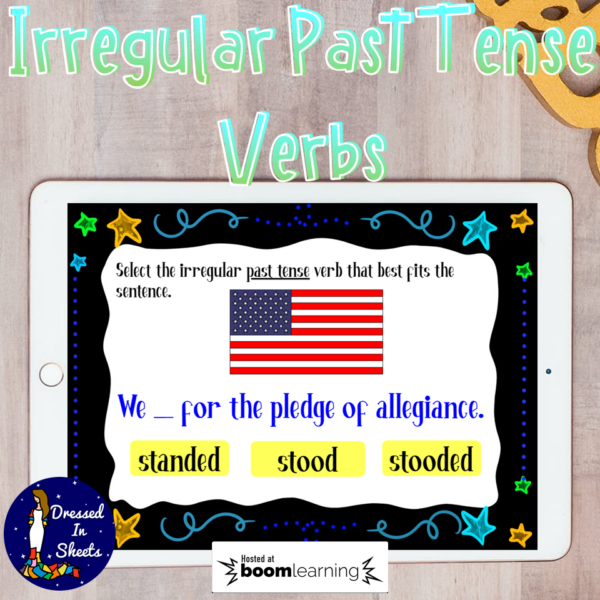 Irregular Past Tense Verbs BOOM Cards | Distance Learning - Made By ...