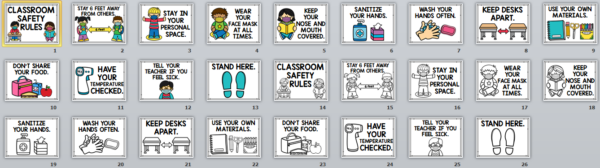 Classroom Safety Rules Posters COVID 19 | Made By Teachers