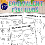 *4th Grade* Equivalent Fractions Worksheets | BOOM Cards | Distance ...