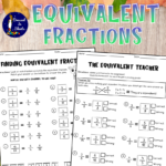 *4th Grade* Equivalent Fractions Worksheets | BOOM Cards | Distance ...