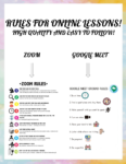 RULES FOR ONLINE CLASSES! (Zoom and Google Meet) - Made By Teachers