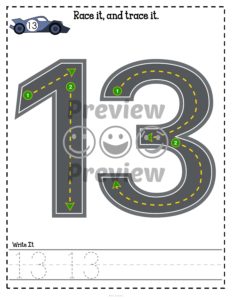 Road Number Mats Numbers 0 to 20 - Made By Teachers