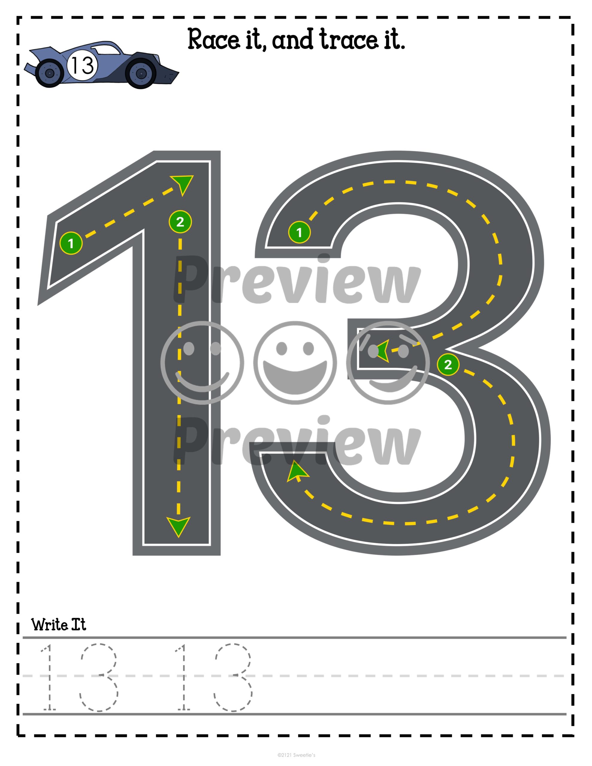 Road Number Mats Numbers 0 to 20 | Made By Teachers