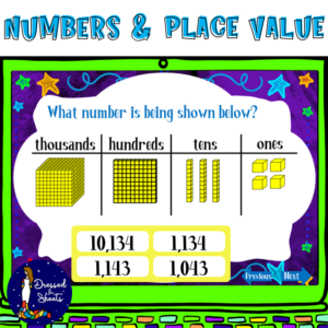 Numbers and Place Value | BOOM Cards | Distance Learning | Made By Teachers