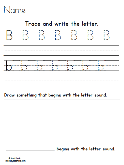 Kindergarten Alphabet Handwriting Practice | Made By Teachers