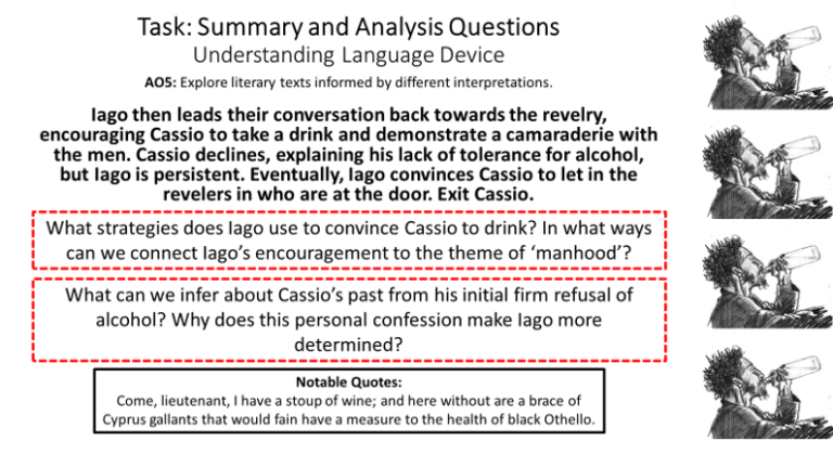 A Level Literature: (5) Othello – Act 2 Scenes 2 and 3 | Made By Teachers