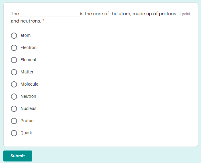 Video Analysis - Bill Nye - Atoms and Molecules Google Form (MS-PS1 ...