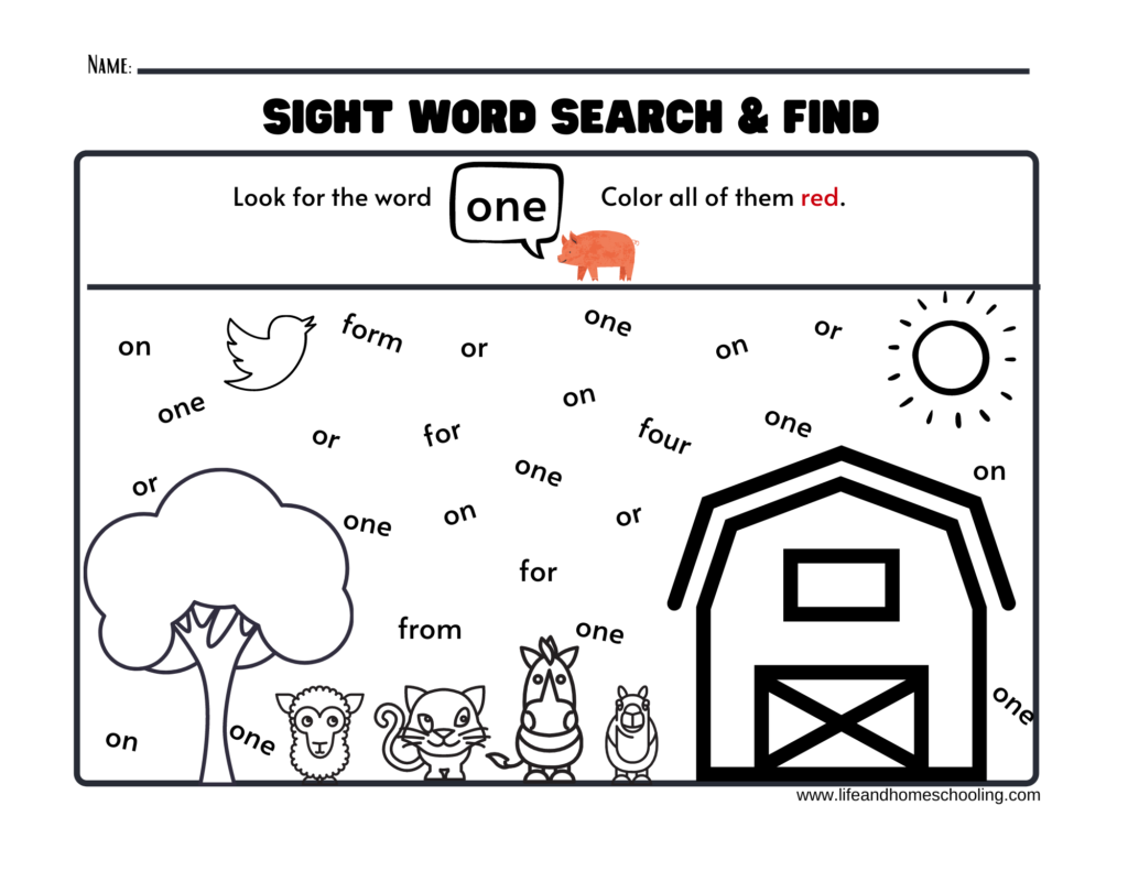Sight Words Printable Activity Worksheets - Made By Teachers