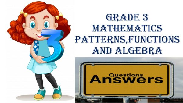 MATHEMATICS (PATTERNS, FUNCTIONS, ALGEBRA) Q&A | Made By Teachers