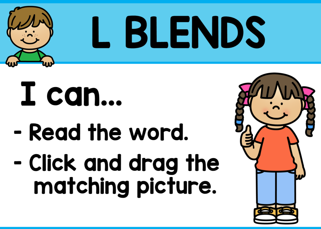 L Blends for Google Classroom Distance Learning - Made By Teachers
