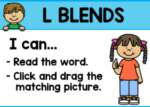 L Blends for Google Classroom Distance Learning - Made By Teachers
