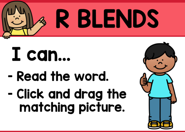 R Blends for Google Classroom Distance Learning - Made By Teachers