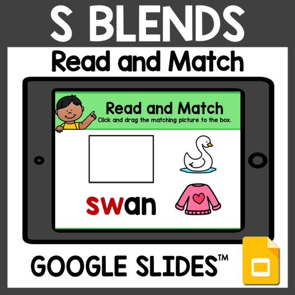 S Blends for Google Classroom Distance Learning | Made By Teachers