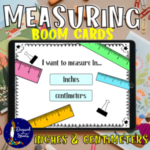 Measuring in Inches and Centimeters | BOOM Cards | Distance Learning ...