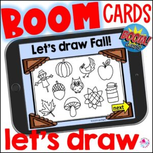 Fall Directed Draw Boom Cards - Made By Teachers