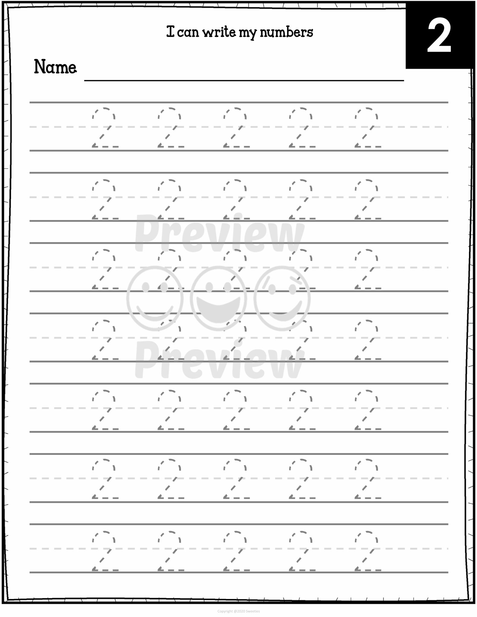Numbers 0-20 Trace and Write | Made By Teachers