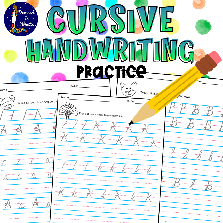 Cursive Handwriting Practice Book PDF Made By Teachers