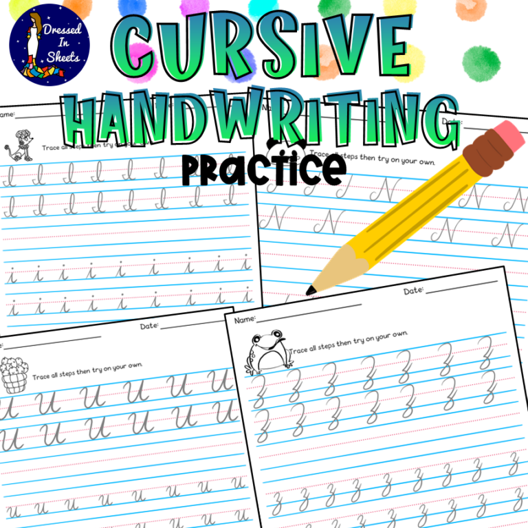Cursive Handwriting Practice Book PDF Made By Teachers