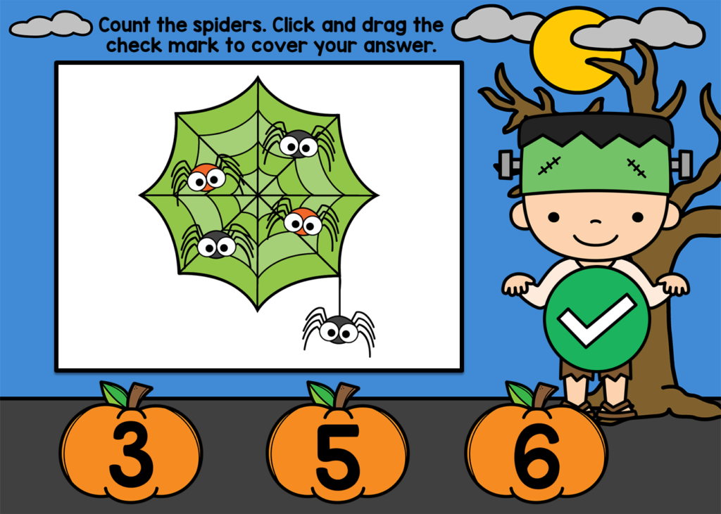 Halloween Counting for Google Classroom Distance Learning - Made By ...