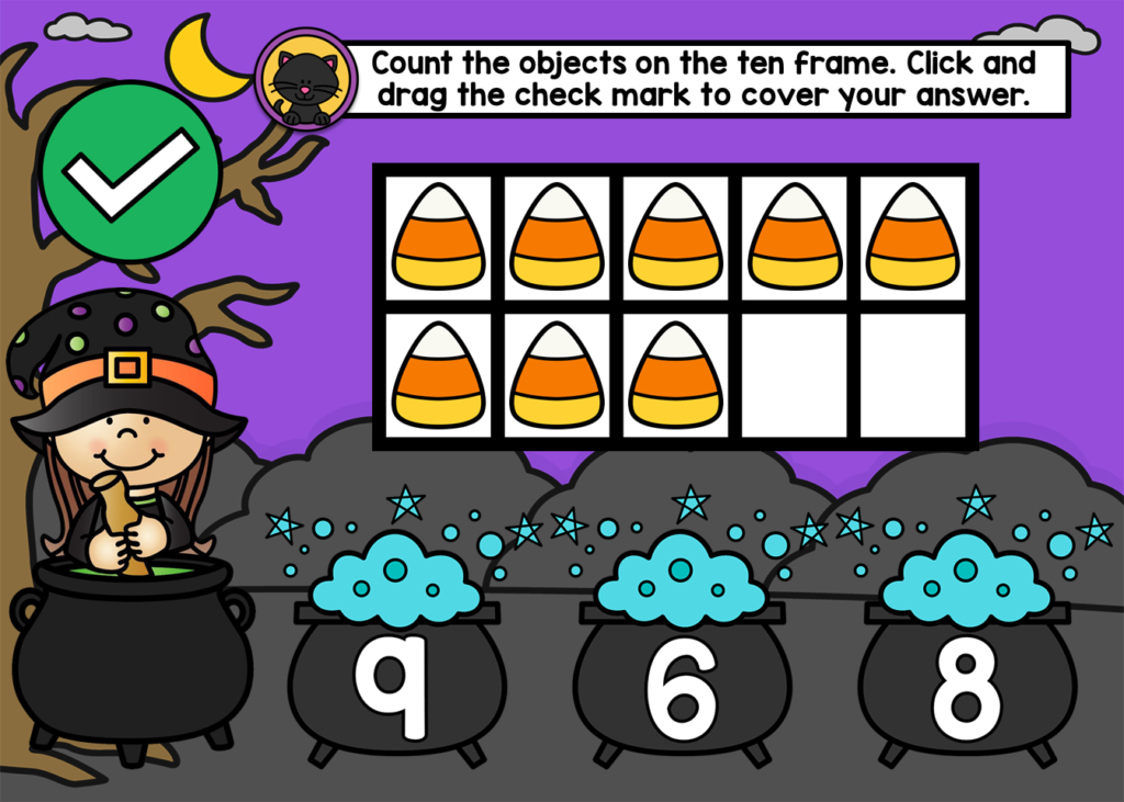 Halloween Counting for Google Classroom Distance Learning - Made By ...