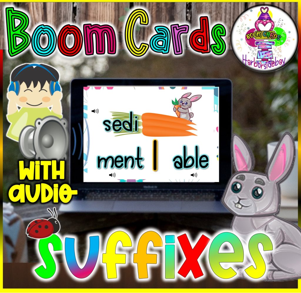 Suffixes | BOOM CARDS | Made By Teachers