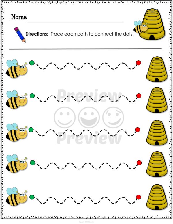 Line Tracing for Fine Motor Skill Development - Made By Teachers
