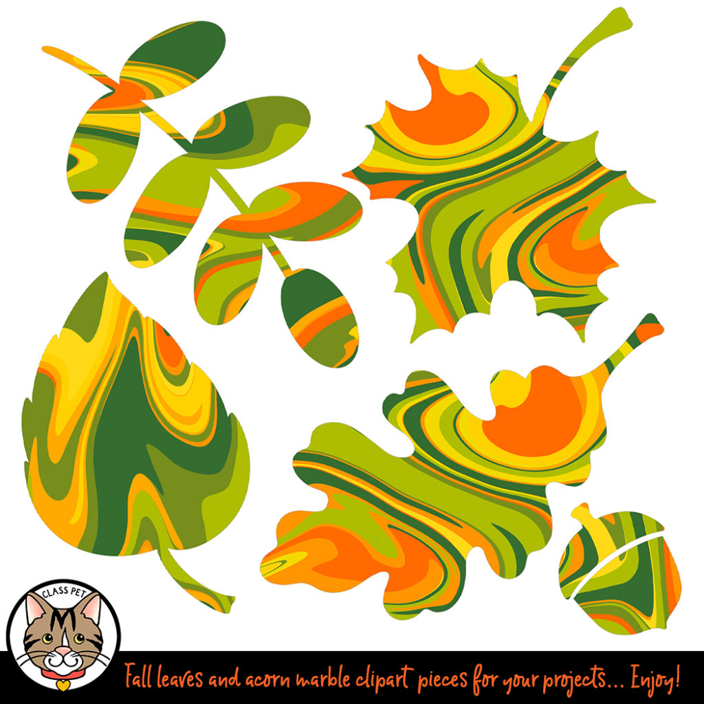 Fall Leaves Clipart and Backgrounds | Made By Teachers