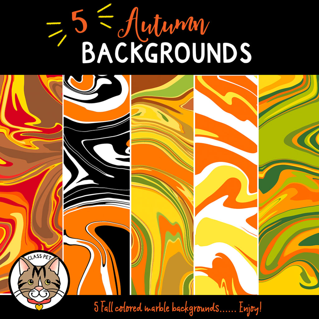 Fall Leaves Clipart and Backgrounds | Made By Teachers