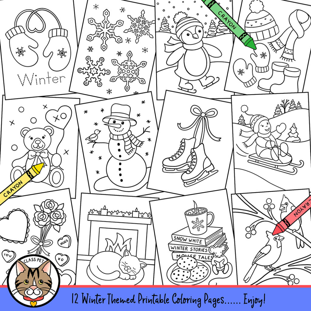 Winter Coloring Pages | Made By Teachers